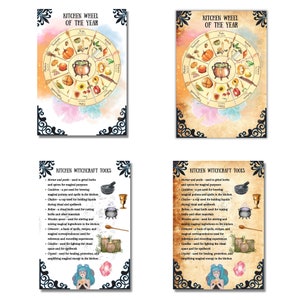 Basics of Kitchen Witchcraft, Printable Kitchen Witchery, Grimoire Page ...