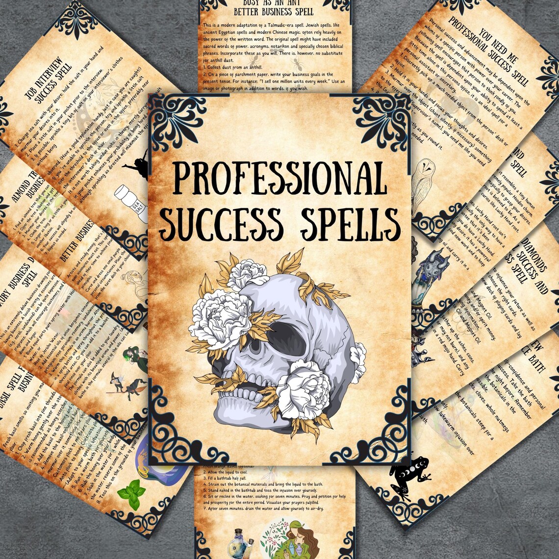 Best Success Spells Book, Witchcraft Book, Witchy, Book of Shadows ...