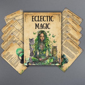 Secret Eclectic Magic Grimoire Pages, Wicca Rituals, Book of Shadows ...