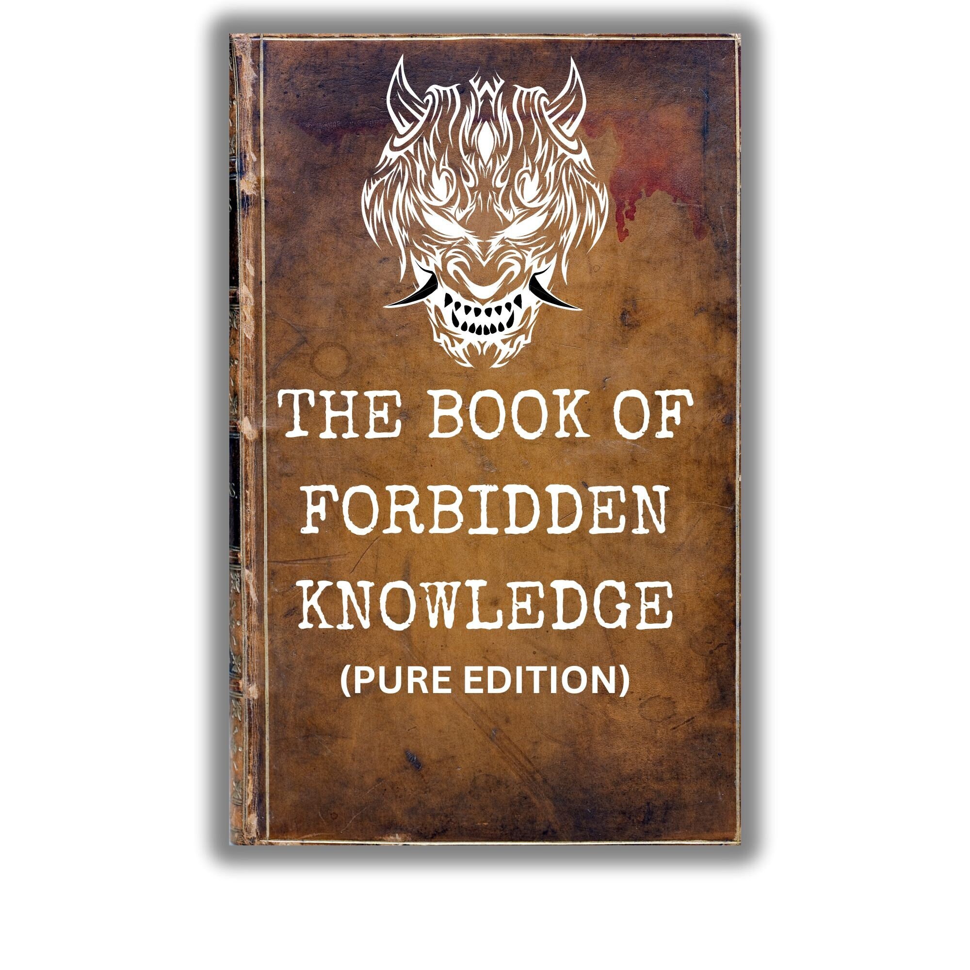 Old Book of Forbidden Knowledge, Antique Witch Book, Vintage Grimoire, Wicca, 36 Pages ...