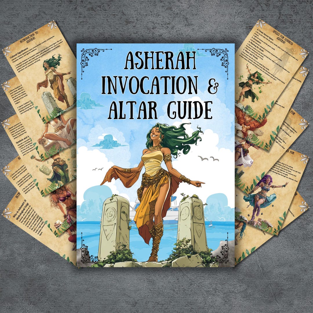 Asherah Altar Guide, Grimoire Pages, Invocation, Prayers, Book of ...