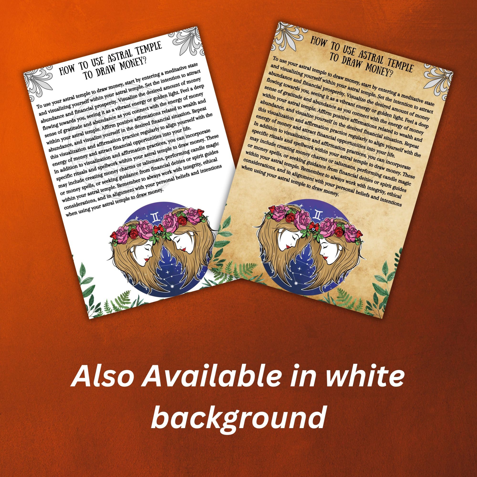 Astral Temple Grimoire Pages: Wicca, Witchcraft, Magic (printable Guide ...