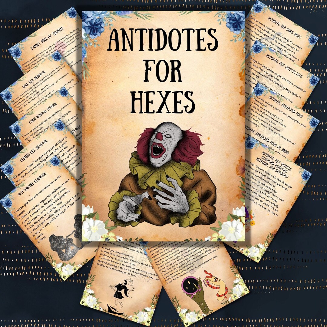 Curses SPELLS Book, Witchy Spellbook, Wicca Book of Spell, Occult ...