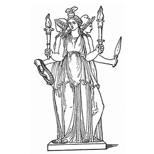 Goddess Hecate Altar, Prayer, Invocation, Grimoire Pages, Book of ...