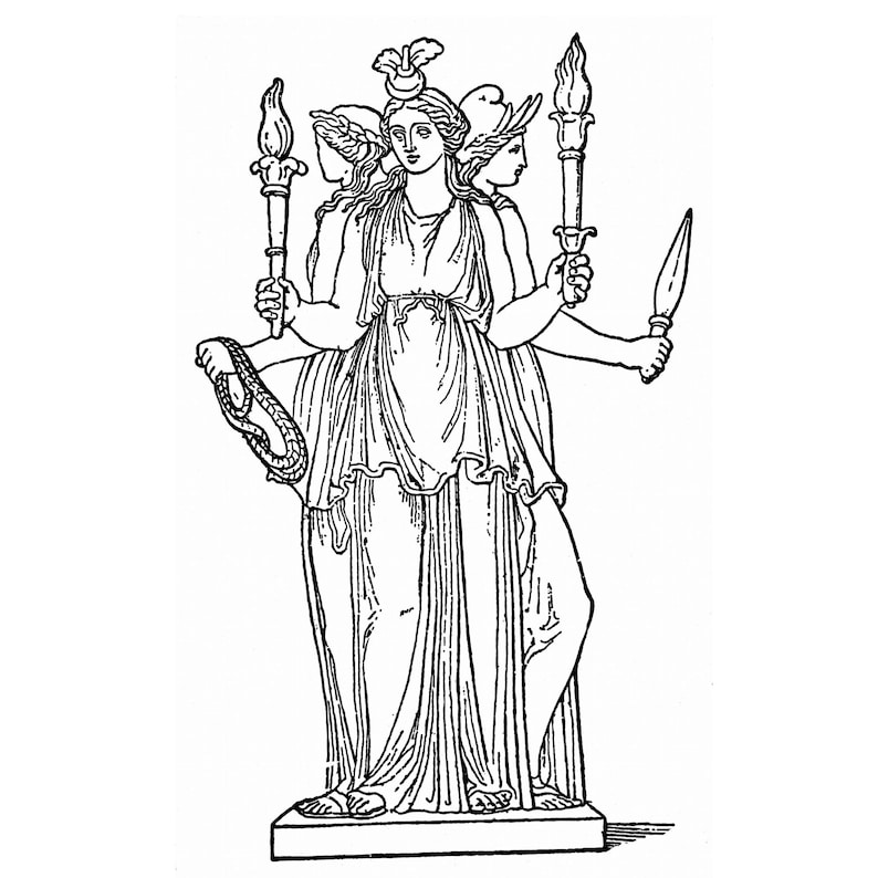 Goddess Hecate Altar, Prayer, Invocation, Grimoire Pages, Book of ...