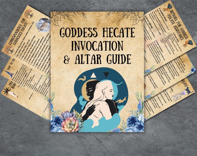 HECATE Pocket Altar, Witches Travel Altar in Metal Box, Complete Hecate ...