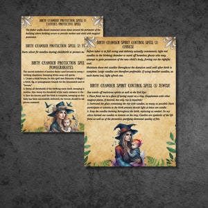 Pregnancy Spell Pages, Beginner Grimoire Spellbook, Wicca Witchcraft ...
