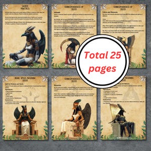 Secret Thoth Altar Guide, Grimoire Pages, Witchcraft, Wicca, Book of ...