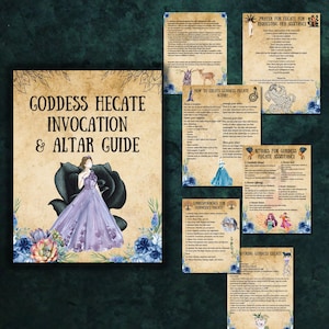 Goddess Hecate Altar, Prayer, Invocation, Grimoire Pages, Book of ...