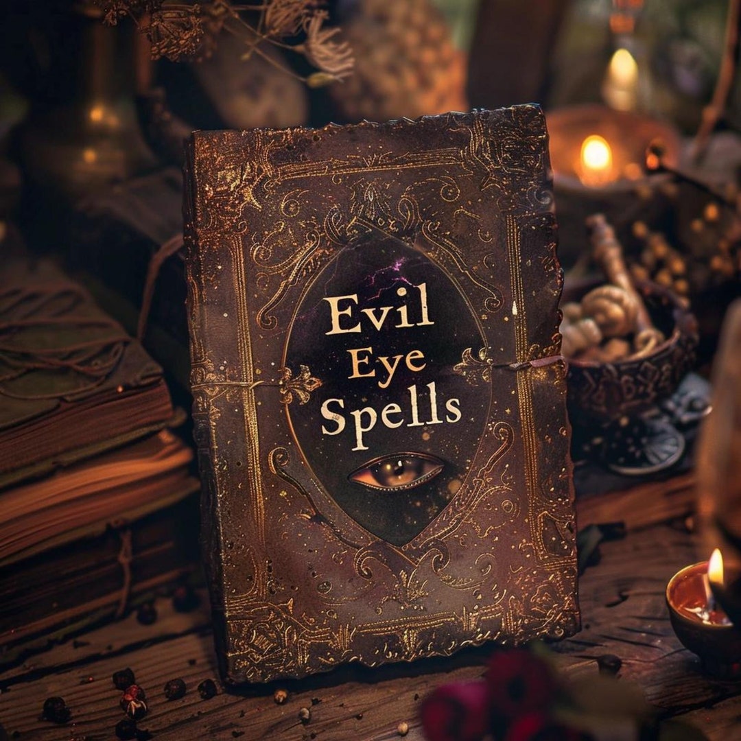 Easy Evil Eye Spells, Beginner Witchcraft Spells Book, Evil Eye ...
