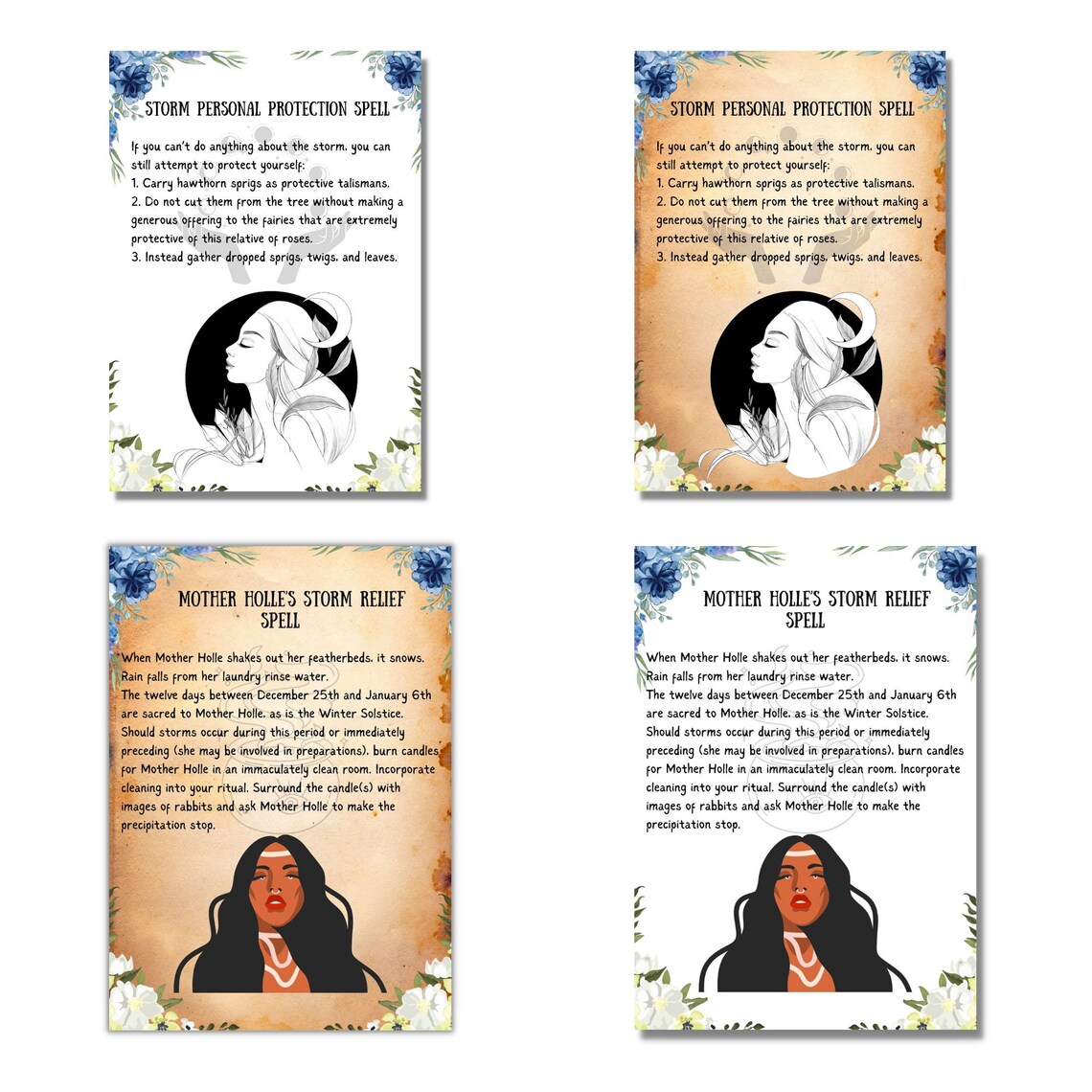 Weather SPELLS Book, Witchcraft Book of Shadows, Printable Wicca Spells ...