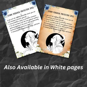 Weather SPELLS Book, Witchcraft Book of Shadows, Printable Wicca Spells ...