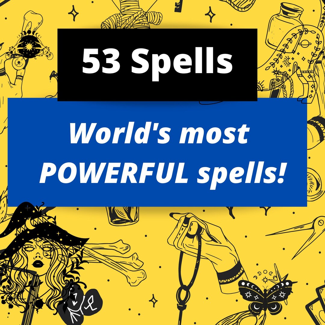 53 Spells for Powerful Magic, Spells Collection, Occult, Pagan, Wicca ...