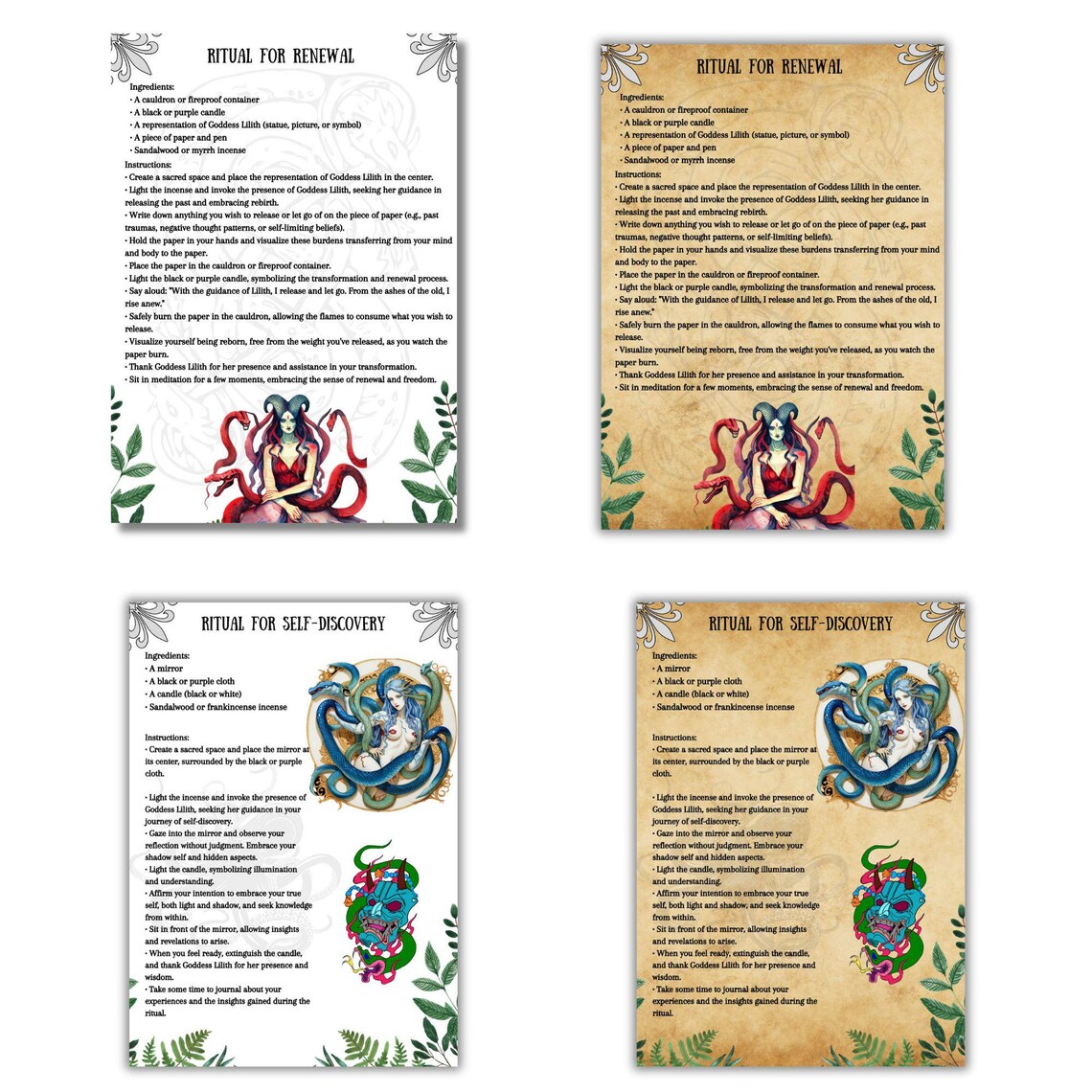 1000 Grimoire Pages Bundle, Wiccan, Book of Shadows, Witchcraft Basics ...
