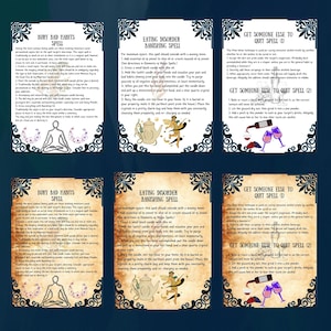 Banishing Spells: Rare Magic Spellbook for Witches (printable Pages) - Etsy