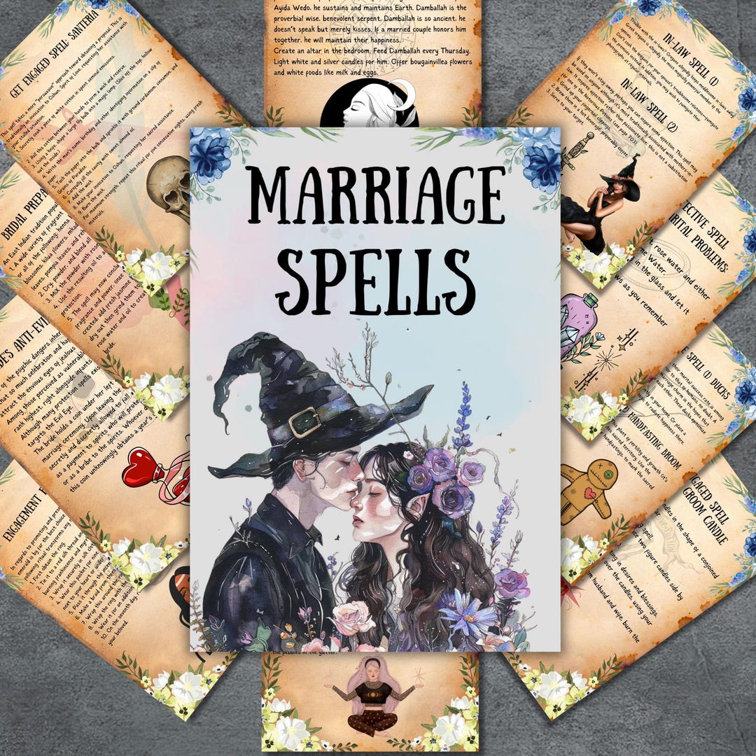 Best Marriage Spells Book, Witches Spells Page, Wicca Spells, Occult ...