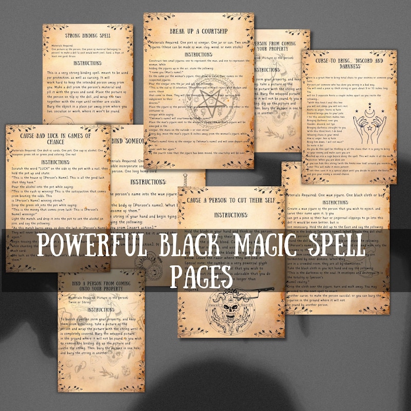 Magic Spell - Etsy