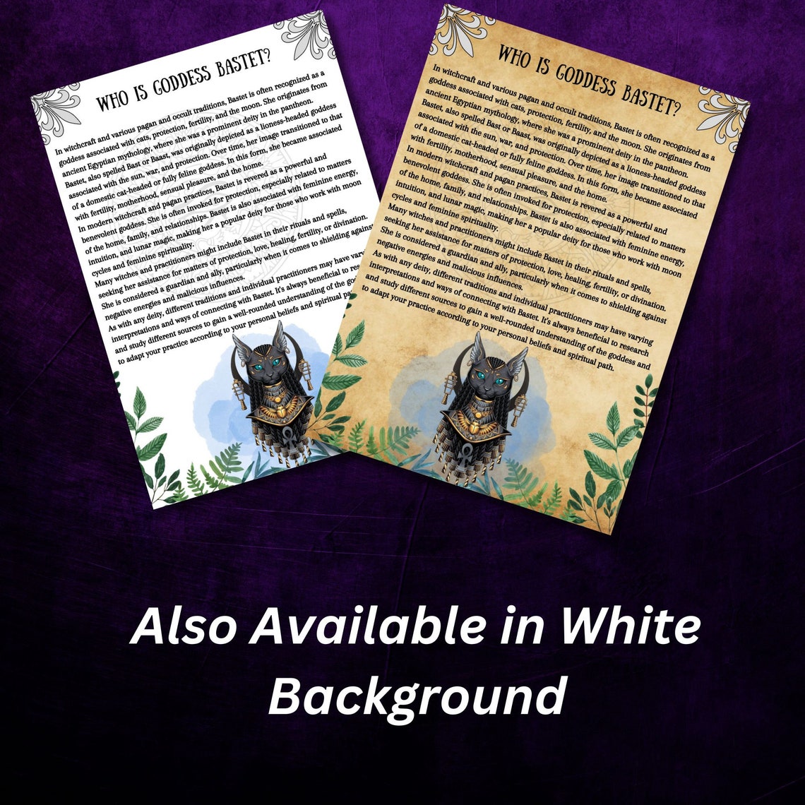 Secret Bastet Altar, Prayer, Invocation, Grimoire Pages, Egyptian ...