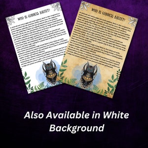 Secret Bastet Altar, Prayer, Invocation, Grimoire Pages, Egyptian ...