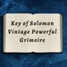 Key of Solomon Vintage Witchcraft Book, Grimoire, Book of Shadows ...