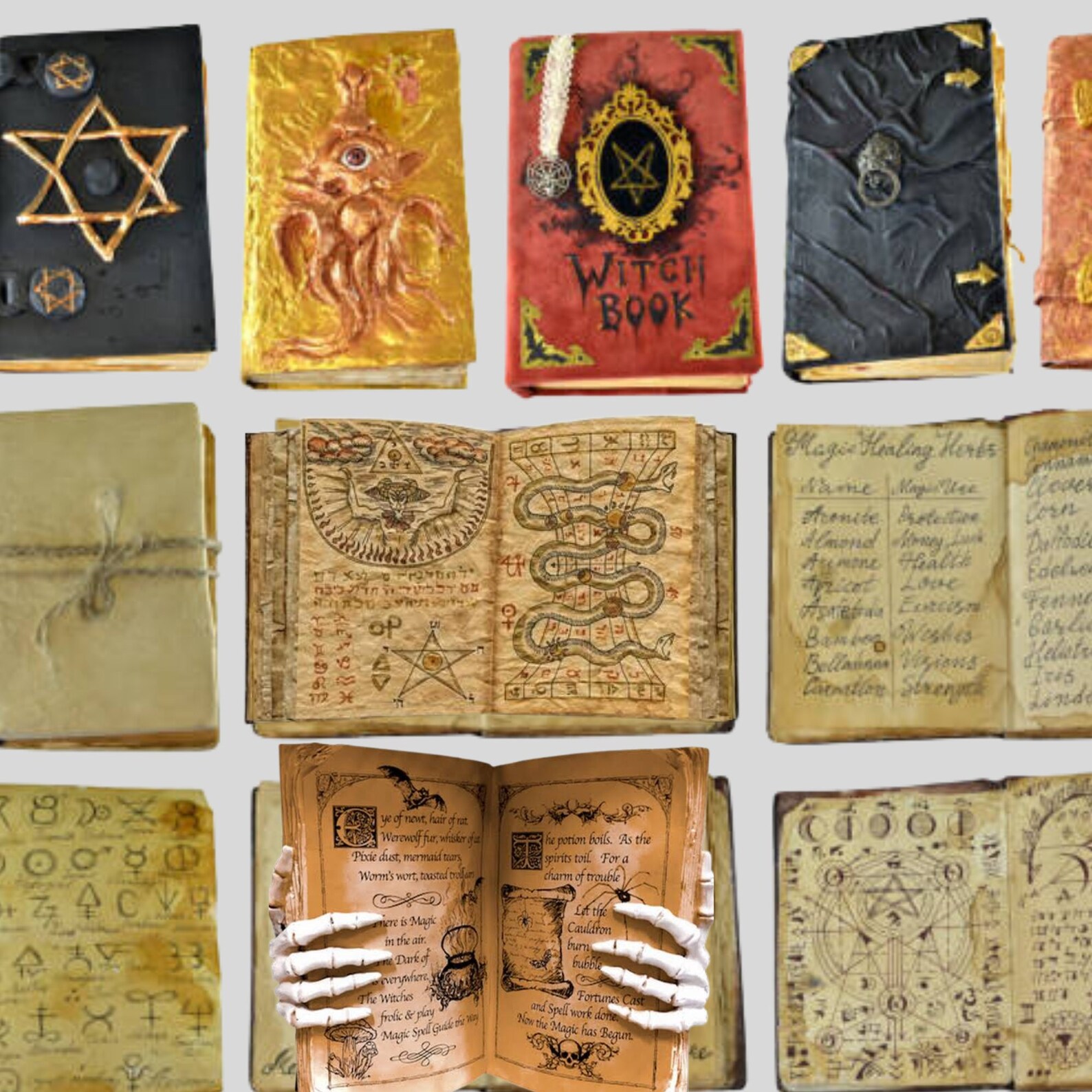 999 Witchcraft Books Bundle Spellbooks Collection Wiccan - Etsy