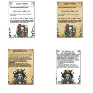 Invisibility Spells, Printable Spells Book, Wiccan Witches Spells, Book ...