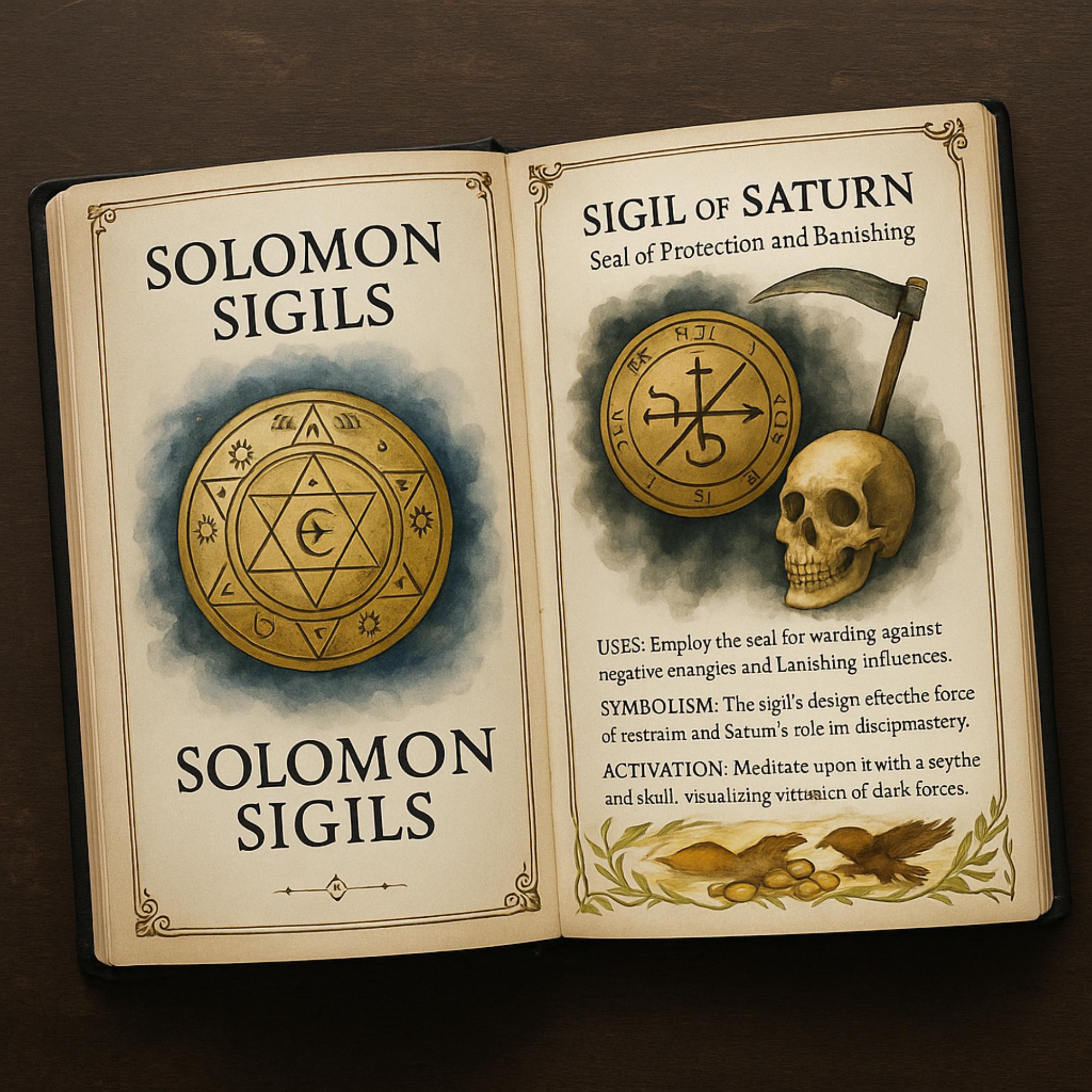 Perfect Solomon Sigils, Seals, Grimoire Bundle, Digital Witchcraft ...