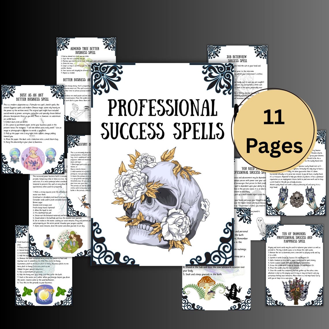 Best Success Spells Book, Witchcraft Book, Witchy, Book of Shadows ...