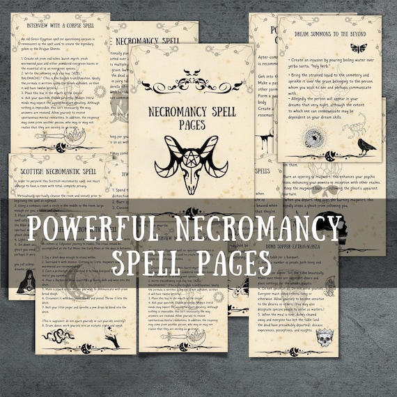 Necromancy Spells