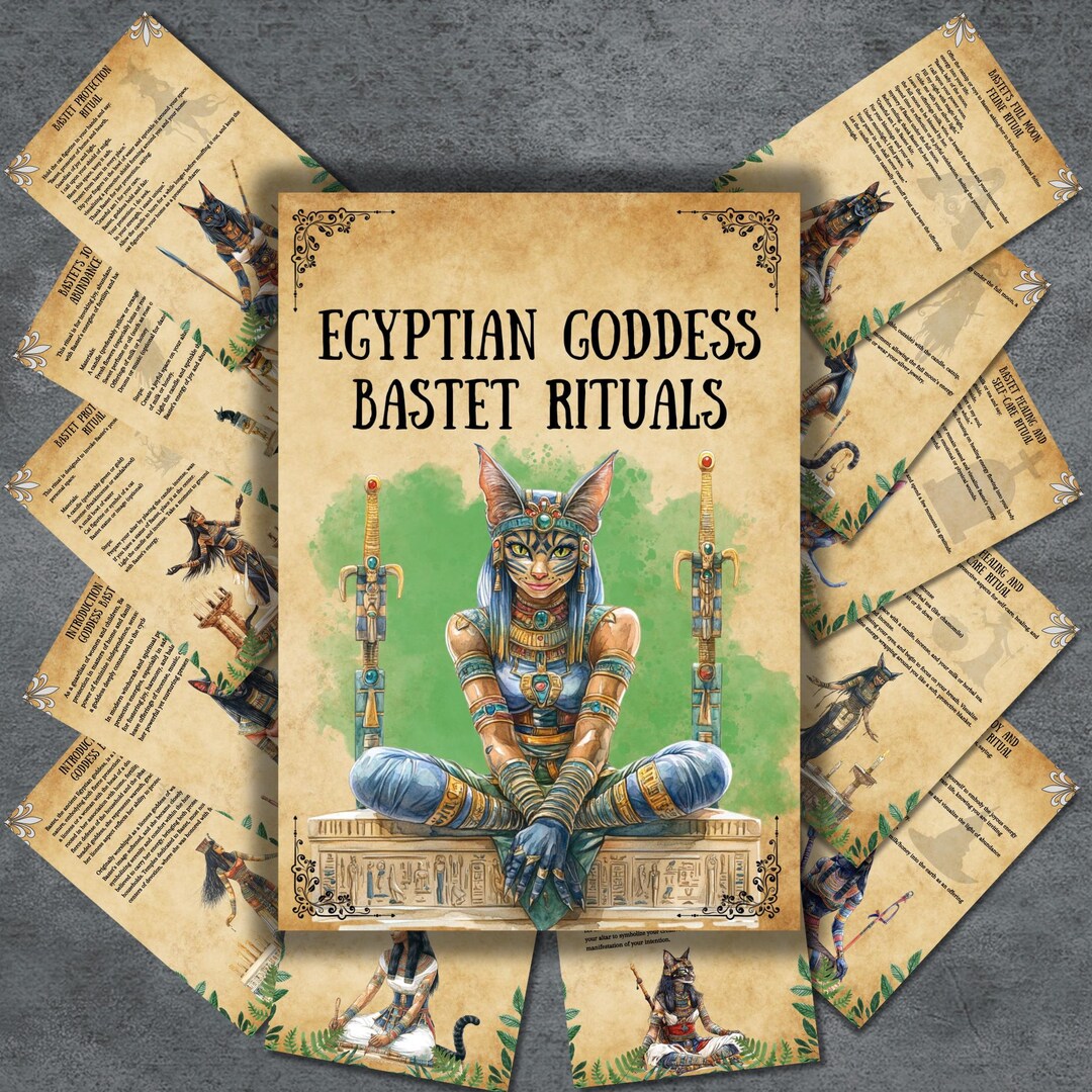Egyptian Goddess Bastet Rituals, Prayers, Invocation, Grimoire Pages ...
