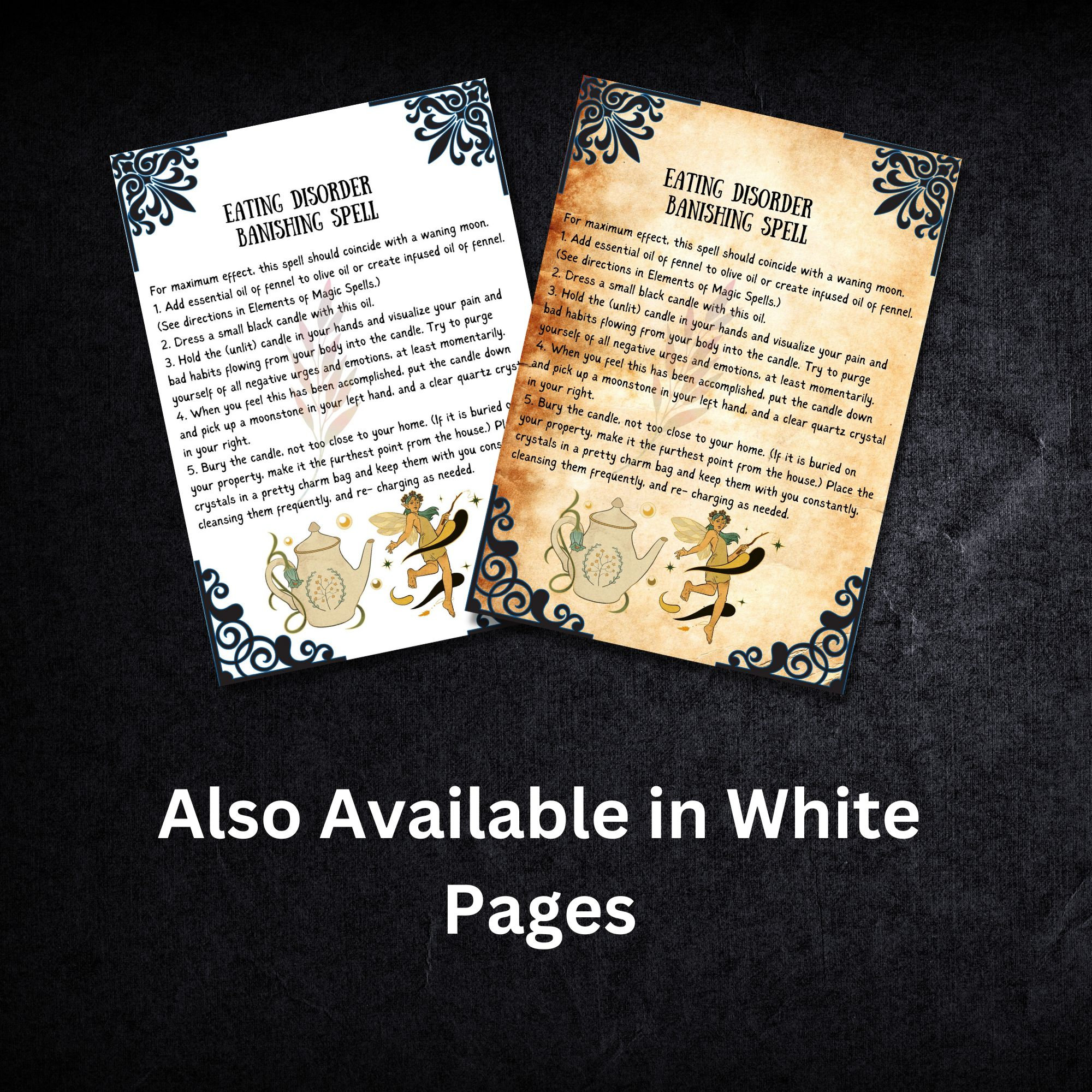 Banishing Spells: Rare Magic Spellbook for Witches (printable Pages) - Etsy