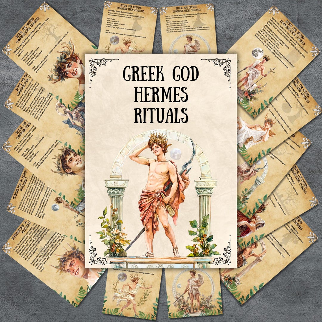 Greek God Hermes Rituals, Altar Guide, Invocation, Prayers, Statue ...