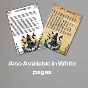 Exorcism Grimoire Pages, Printable Book of Shadows, Haunted, Curse ...