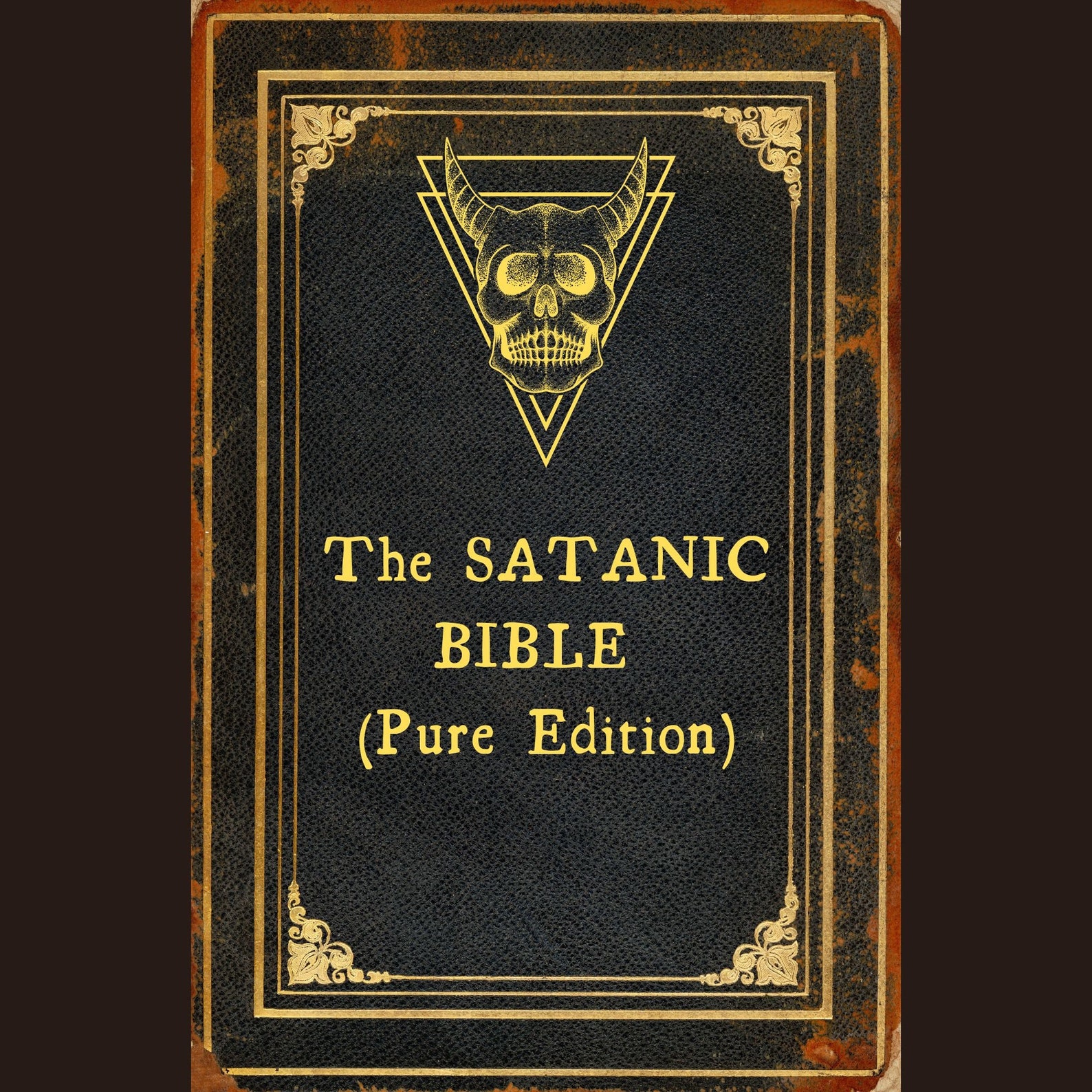 The Satanic Bible Witchraft Book, Antique Witch Book, Pagan, Devil ...