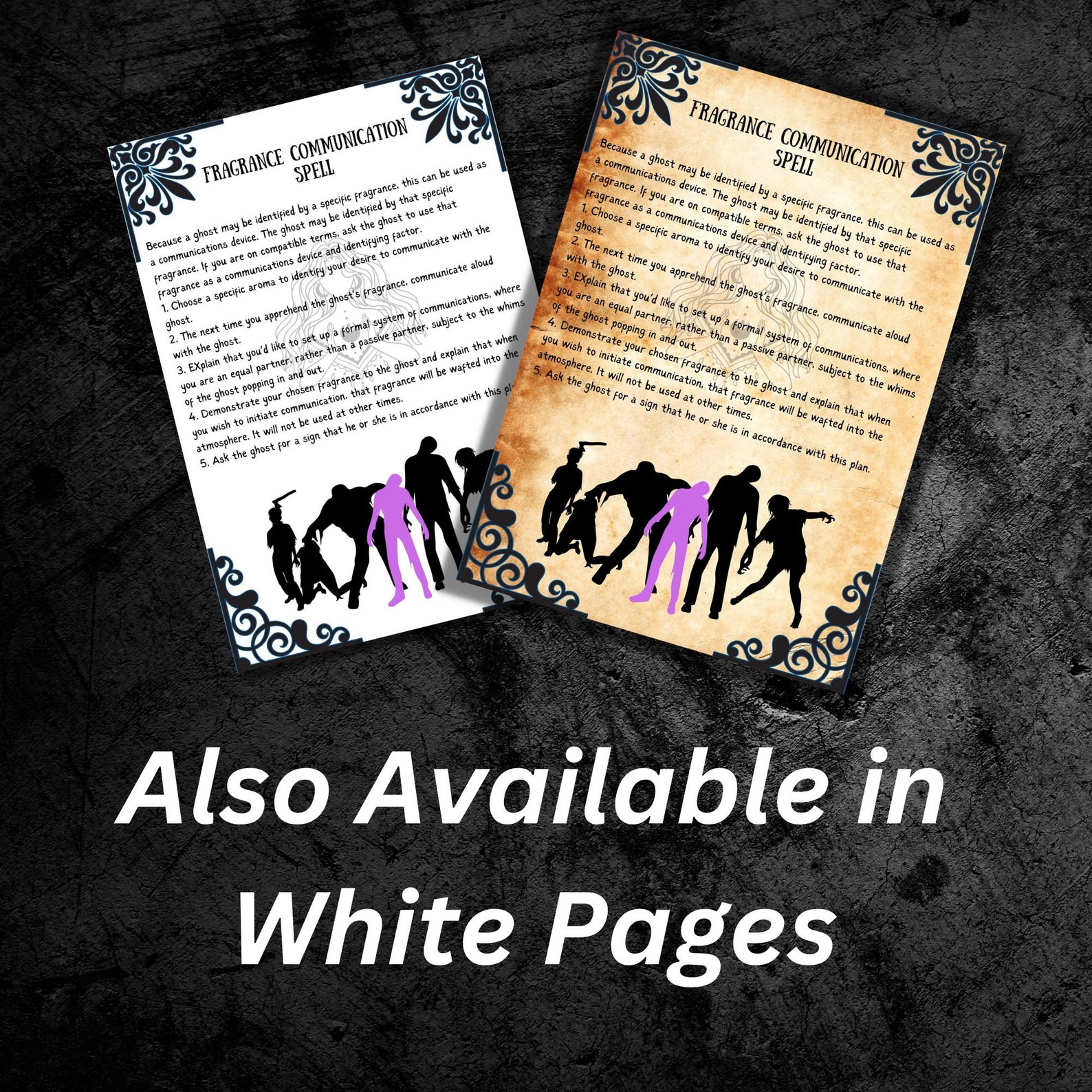 Ghost Spells Bundle, Witchcraft Spellbook, Occult Book of Spells, Baby ...