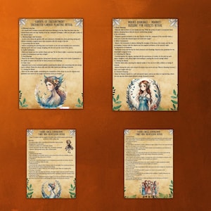 Fairy Magic Rituals, Wiccan Book of Shadows, Printable Grimoire Pages ...