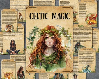 Spirit Guides Grimoire Pages, Witchcraft Basics, Printable Book of Shadows, Witchy, BOS, Wicca ...