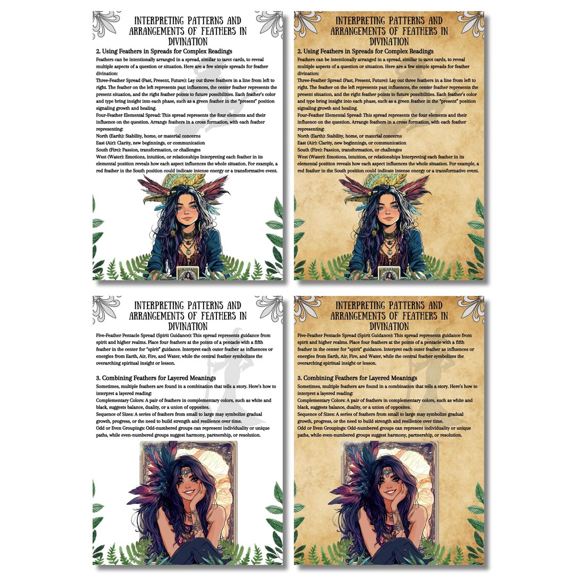 Secret Feather Witch Pages, Digital Grimoire, Book of Shadows, Rituals ...