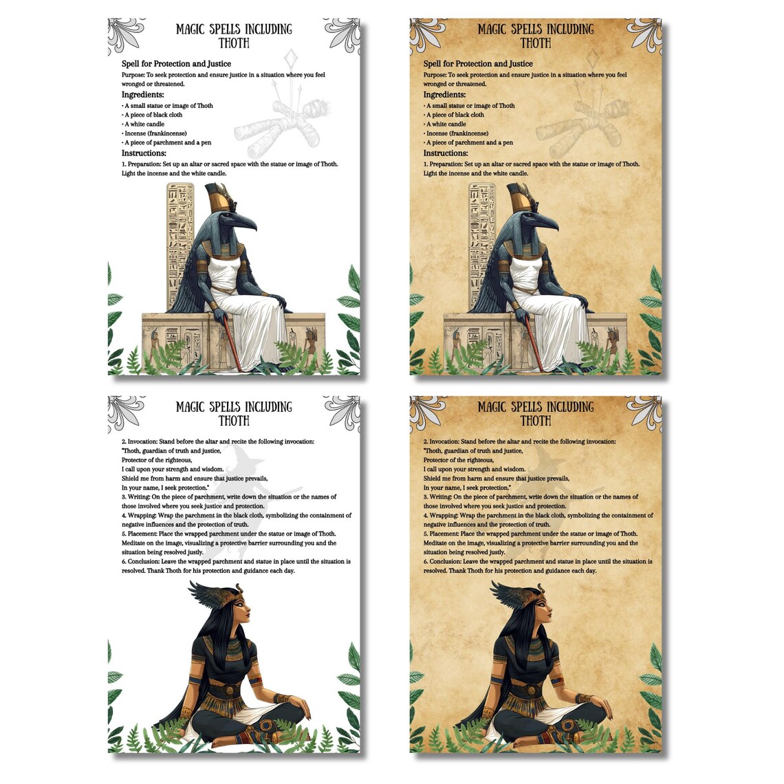 Secret Thoth Altar Guide, Grimoire Pages, Witchcraft, Wicca, Book of ...