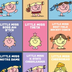 Custom Little Miss Wall Prints | College Trendy Wall Print | Digital ...