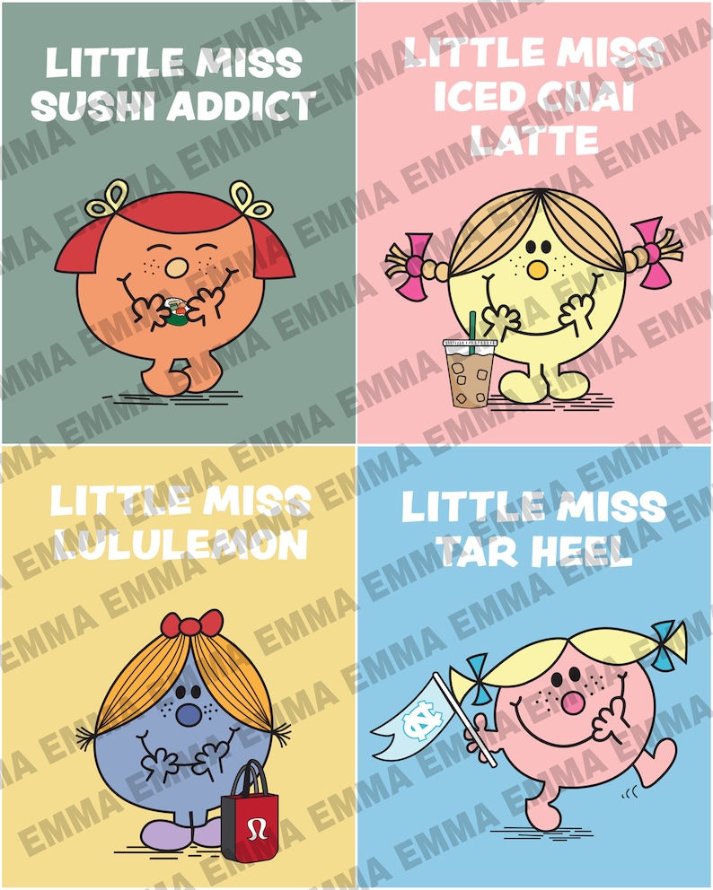 Custom Little Miss Wall Prints College Trendy Wall Print - Etsy