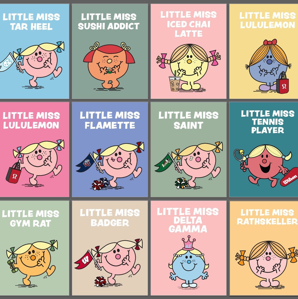 Custom Little Miss Wall Prints College Trendy Wall Print - Etsy