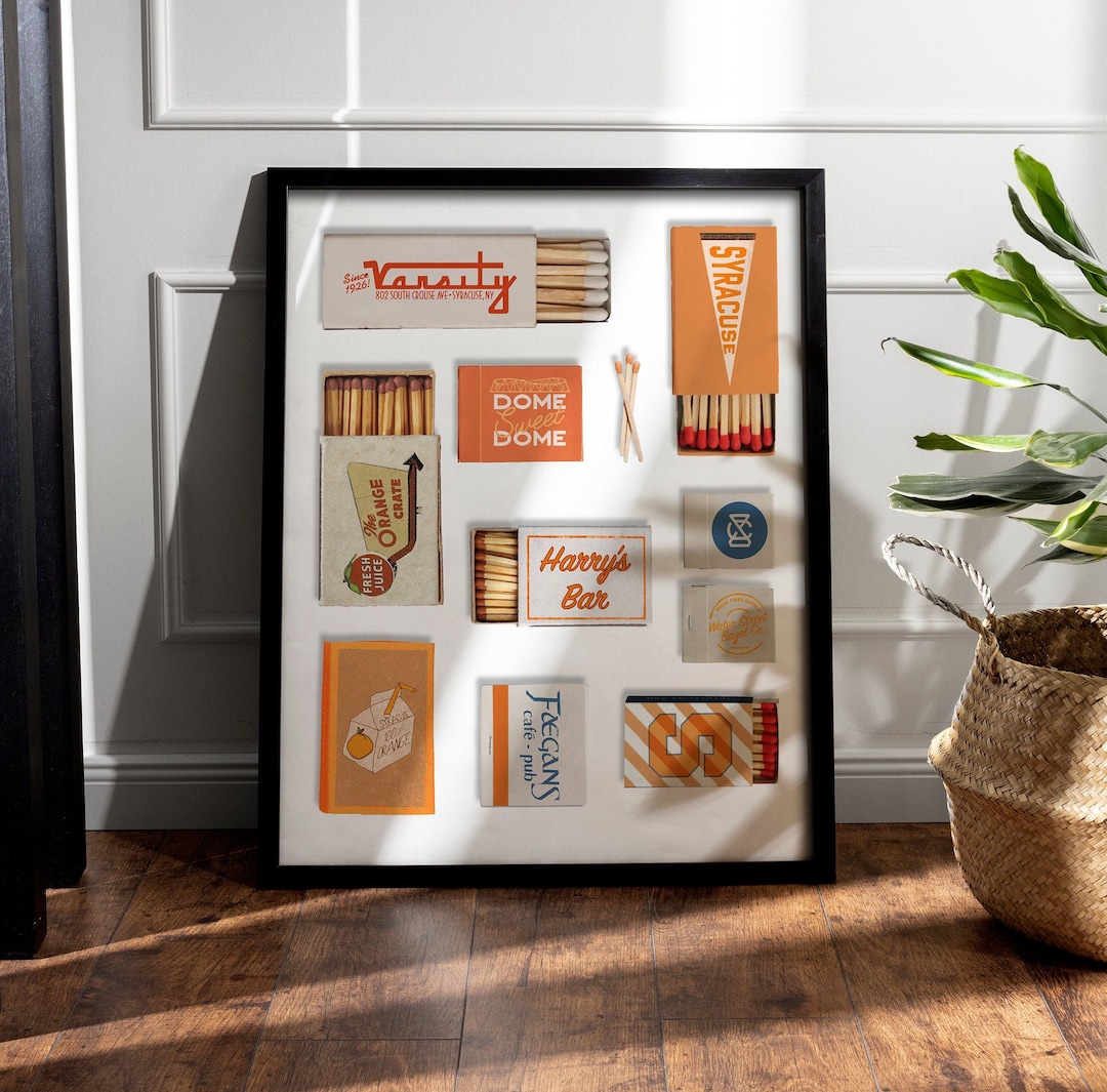 Custom College Wall Prints | Trendy Matchbox Wall Print | Custom Wall ...