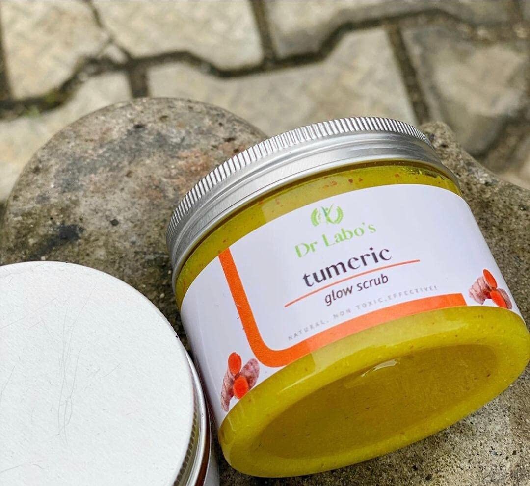 Turmeric Glow Scrub With Kojic Acid and Turmeric to Brighten Dull ...