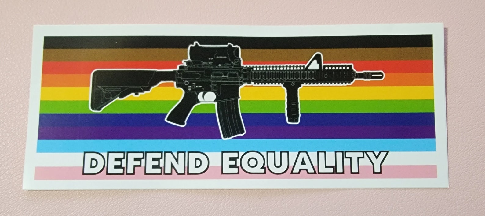 Defend Equality Blm/trans/lgbtq Flag Car Decal | Etsy