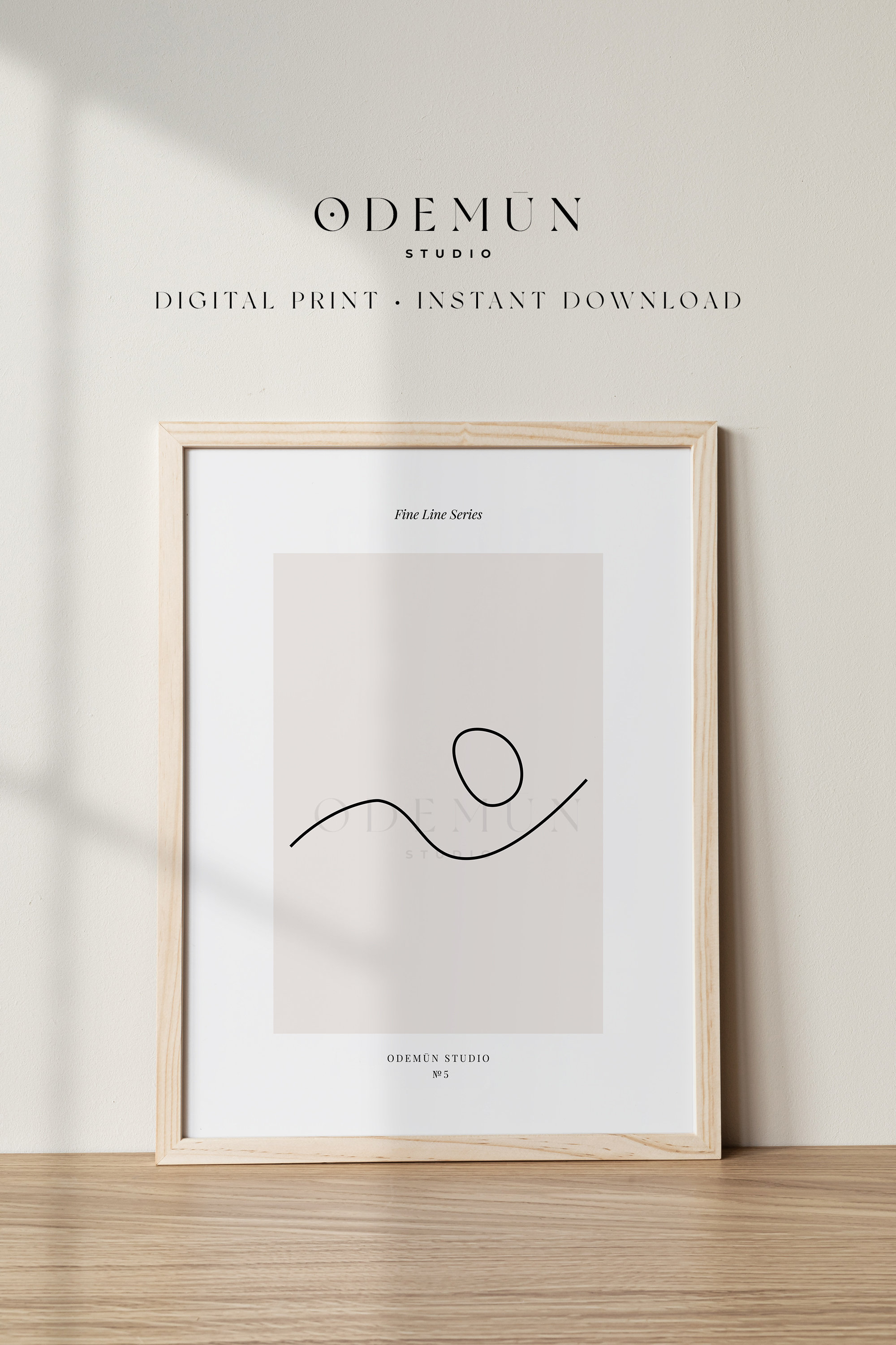 Abstract Line Art Poster, One Line Drawing Printable, Modern Wall Art ...