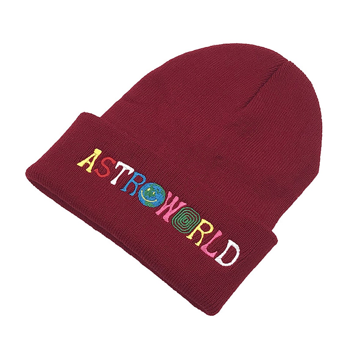 Colorful Beanie ASTROWORLD Beanie Embroidered Beanie Unisex | Etsy