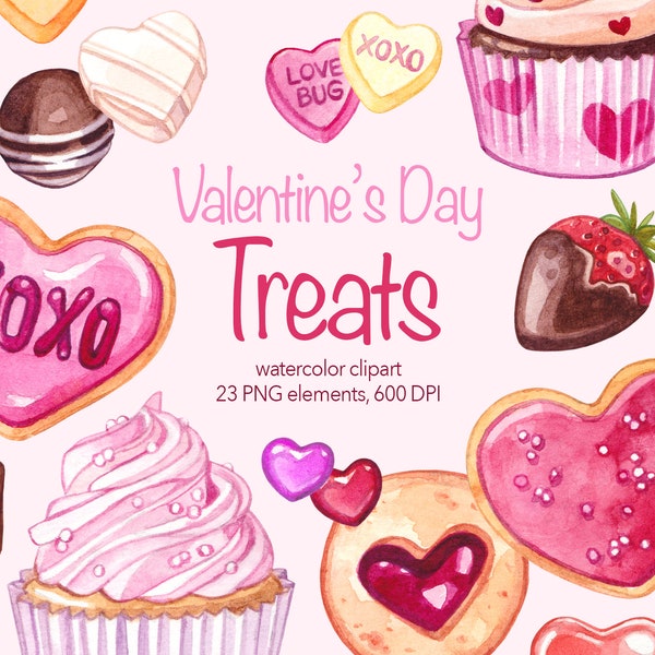 Chocolate Valentine Clipart - Etsy