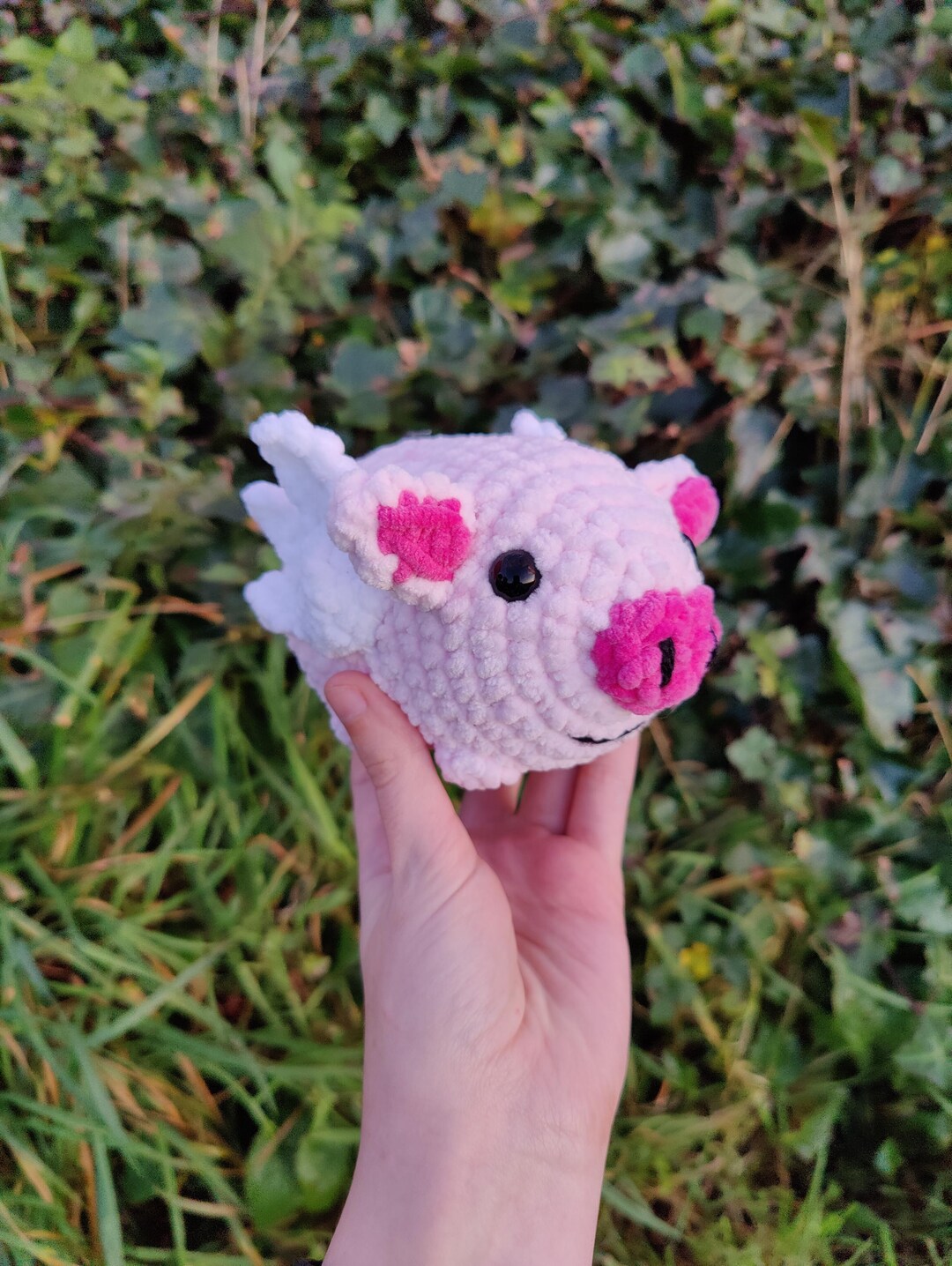 Crochet Flying Pig Soft Light Pink Plush Shelf Sitter Teddy - Etsy