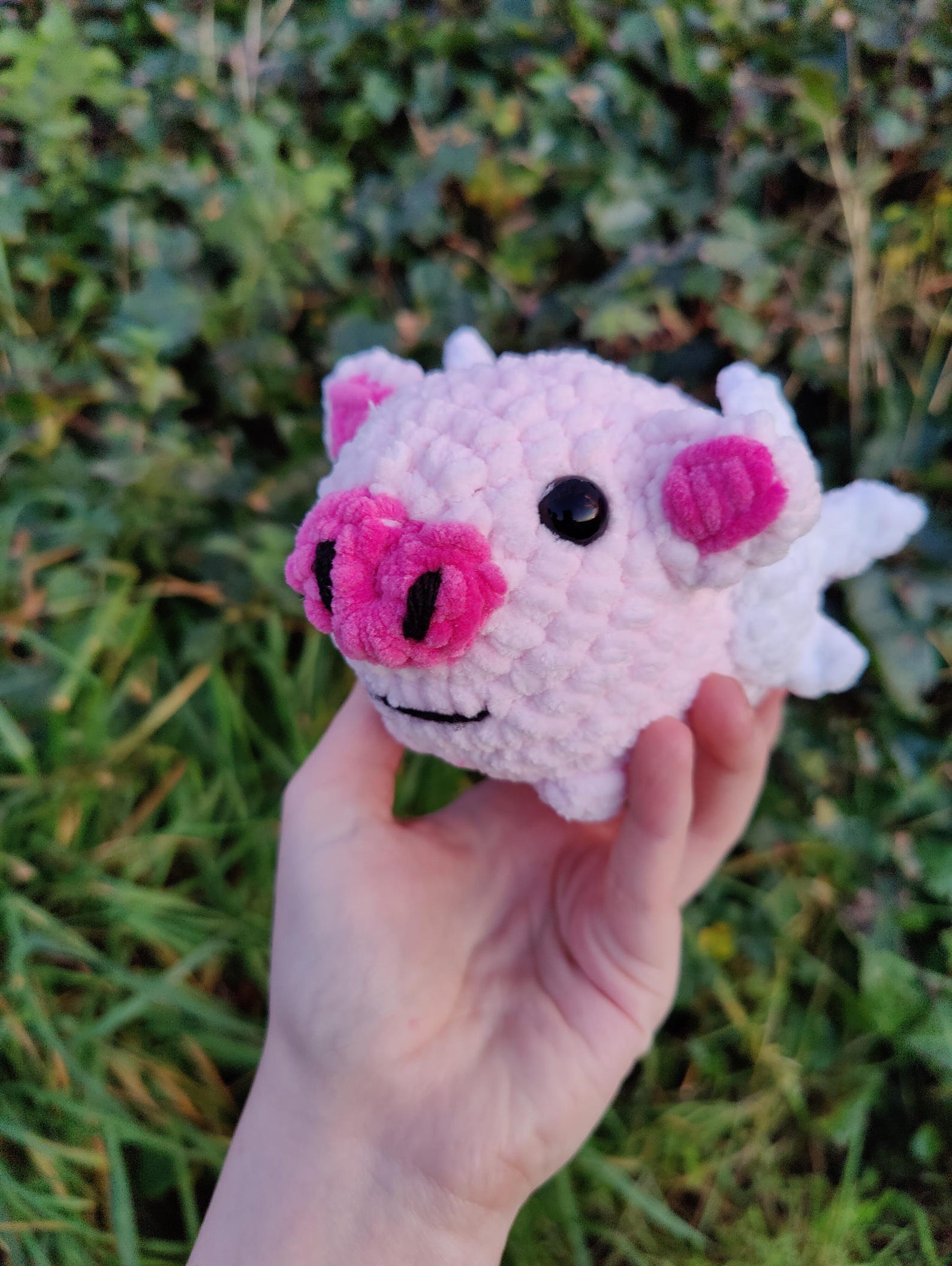 Crochet Flying Pig Soft Light Pink Plush Shelf Sitter Teddy - Etsy